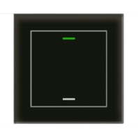 eibmarkt.com - KNX Glass Push Button II Lite 1-fold, RGBW, neutral ...