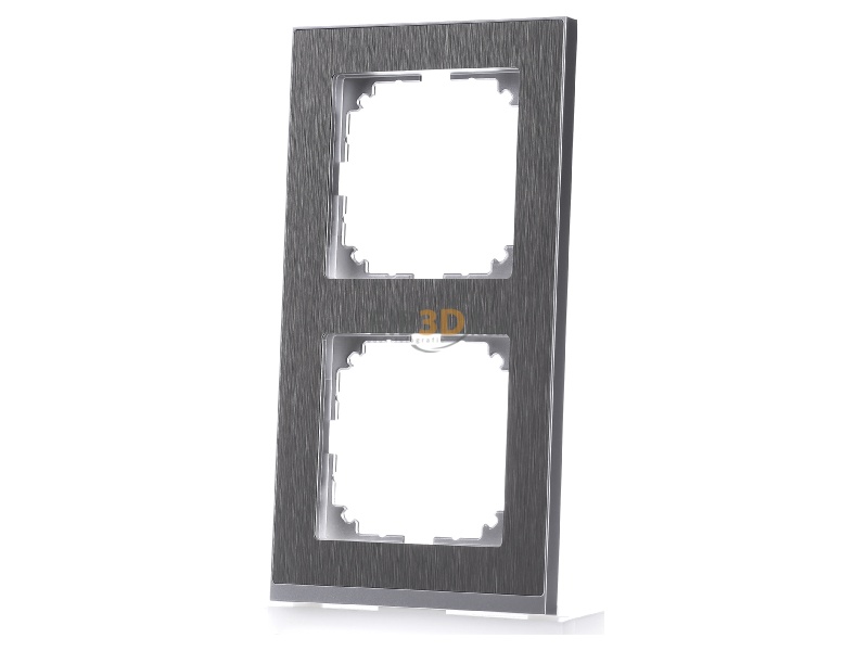eibmarkt.com - Frame 2-gang stainless steel MEG4020-3646