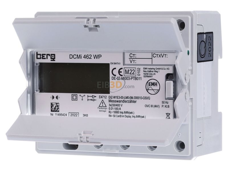 eibmarkt.com - Special kilowatt-hour meter DCMi 462 WP