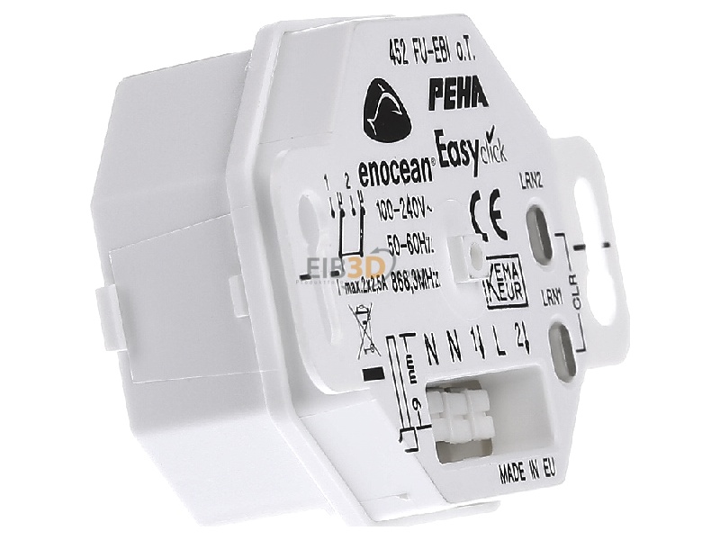eibmarkt.com - Switch actuator for home automation 2-ch D 452 FU-EBI O.T.