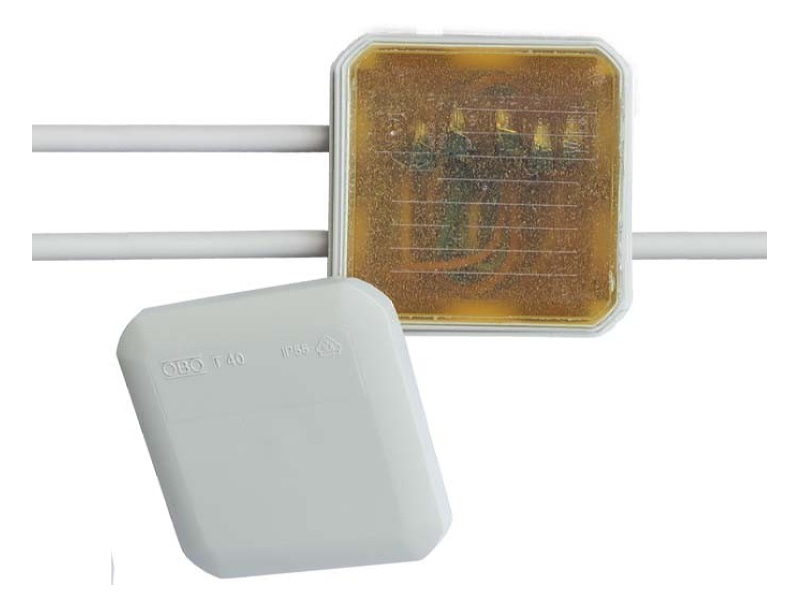 eibmarkt.com - Surface mounted box 90x90mm Universalbox T100 CG