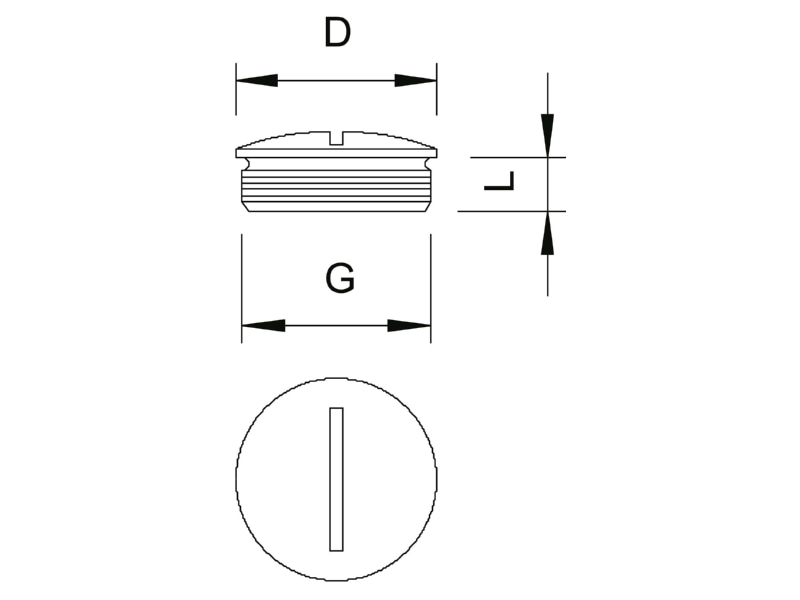 eibmarkt.com - Plug for cable screw gland M32 168 MS M32