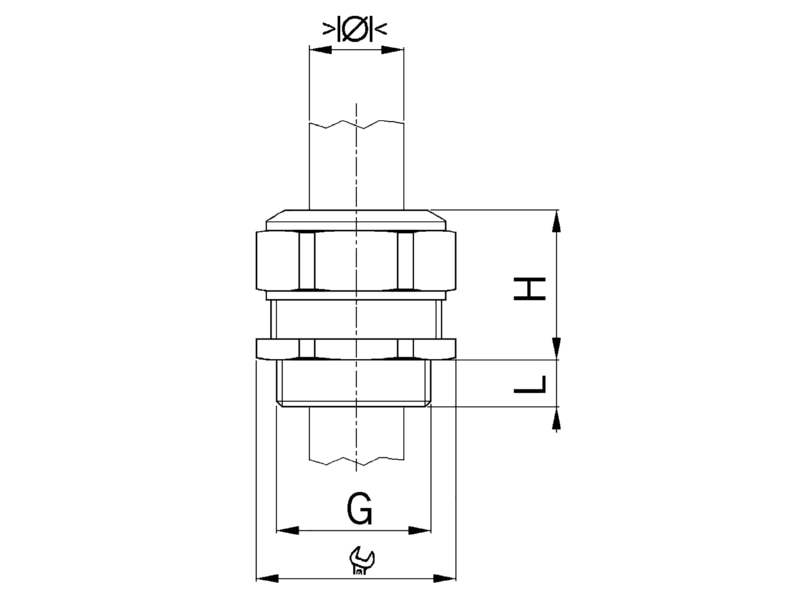 eibmarkt.com - Cable gland / core connector M25 1571.25.205