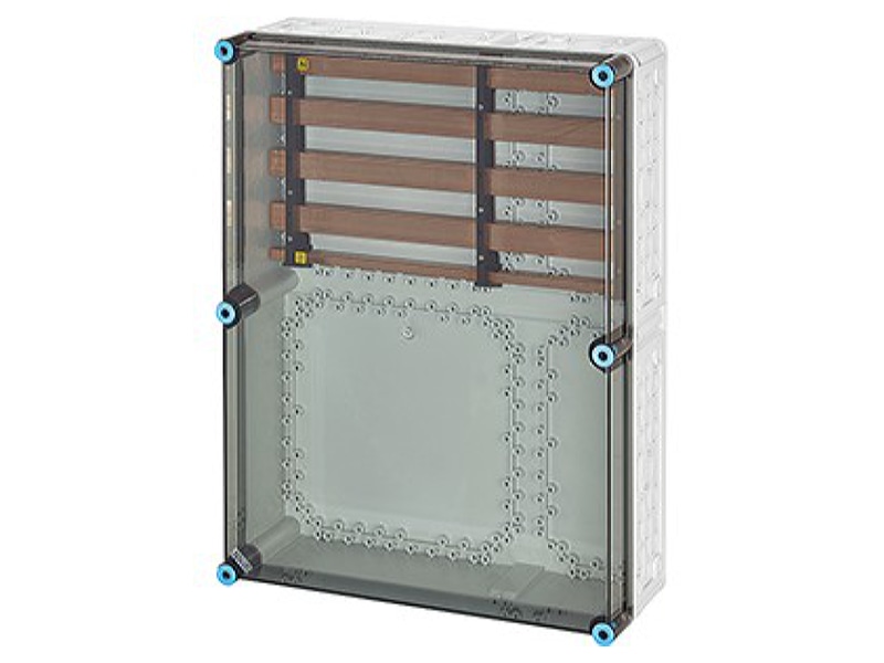 eibmarkt.com - Equipped busbar housing 630A 600x450mm Mi 6659