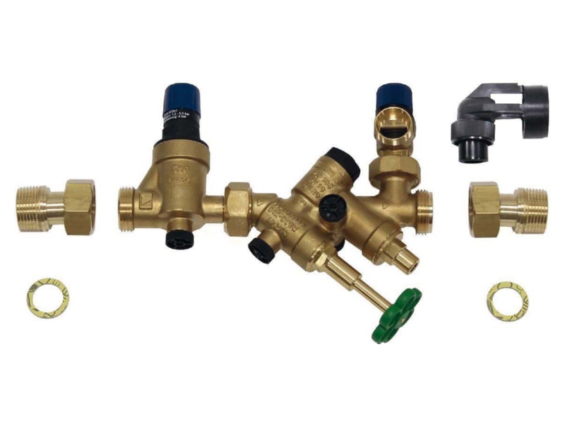 eibmarkt.com - Hot water boiler connection group, 000474 - Promotional item