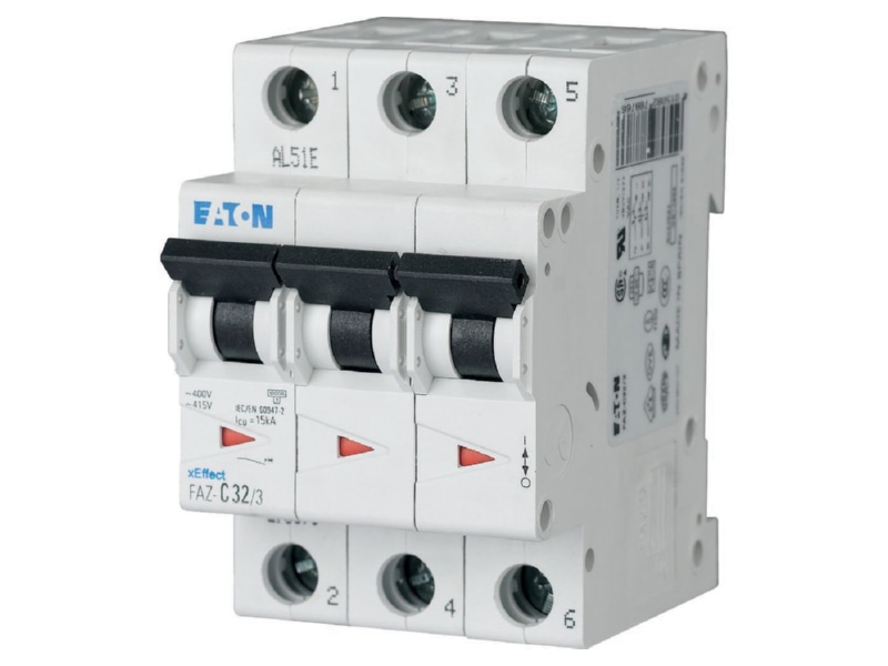 eibmarkt.com - Miniature circuit breaker 3-p K25A FAZ-K25/3